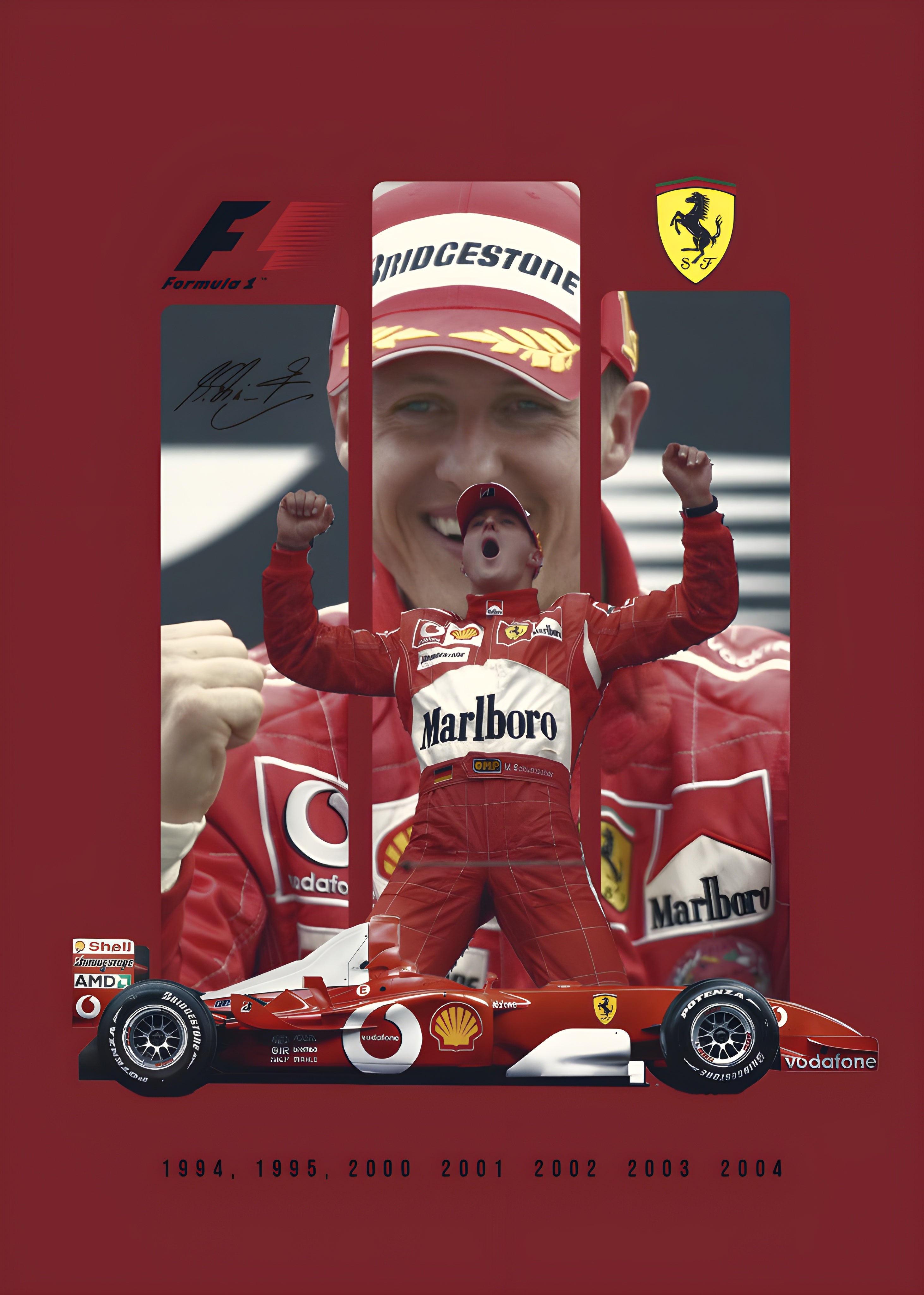 CHAMPION | VISION F1 #032 | FORMULA 1 POSTERS – HIIQIFY