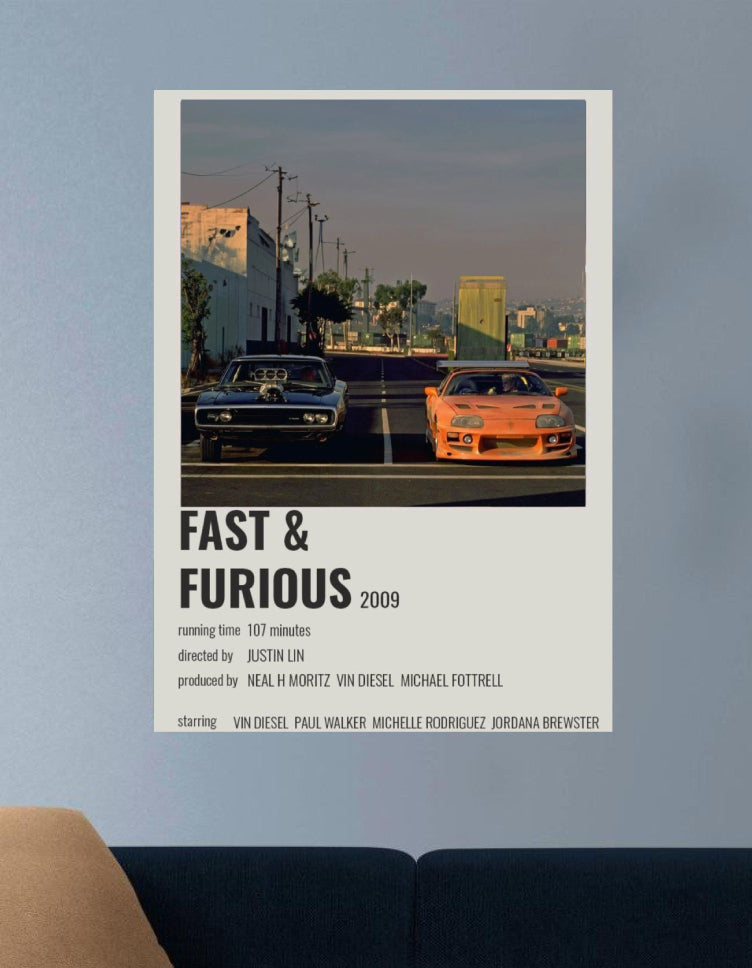 FAST AND FURIOUS 2009 | VISION PICTURES #099 | MOVIE SERIES POSTERS ...