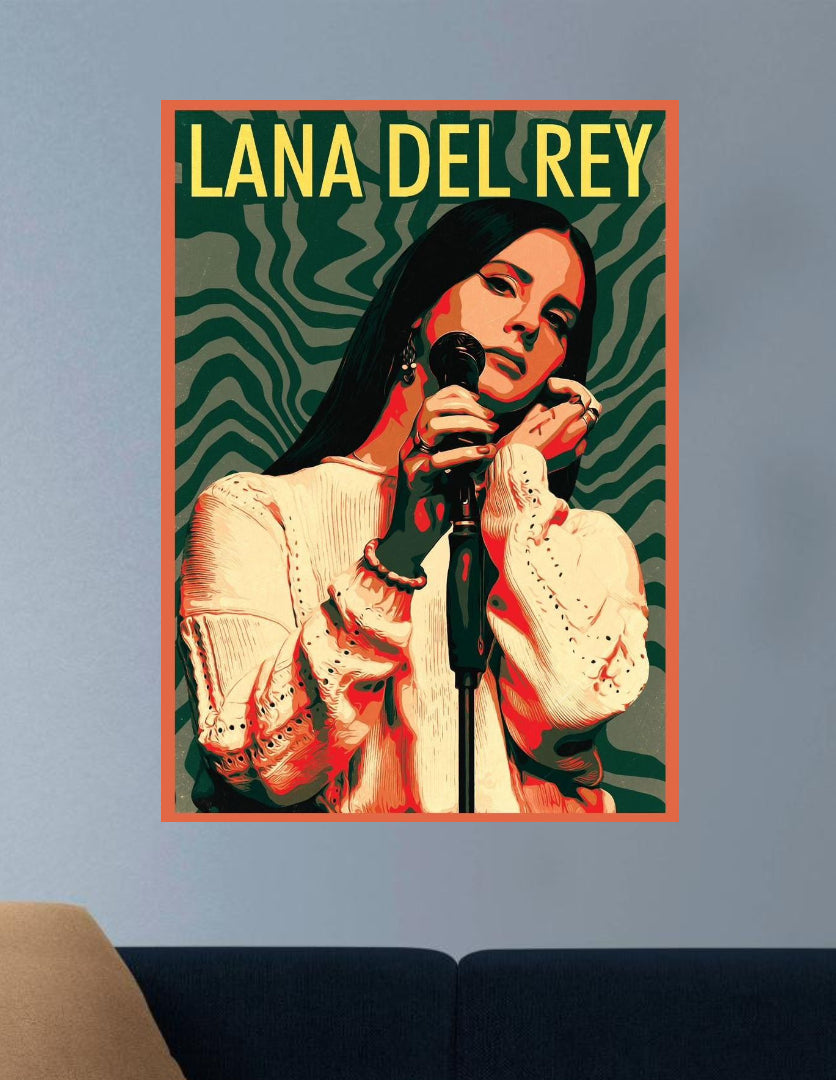 LANA DEL RAY | VISION SINGERS #44 | MUSIC POSTERS – HIIQIFY