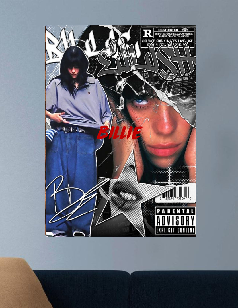 BILLIE | VISION SINGERS #31 | MUSIC POSTERS – HIIQIFY