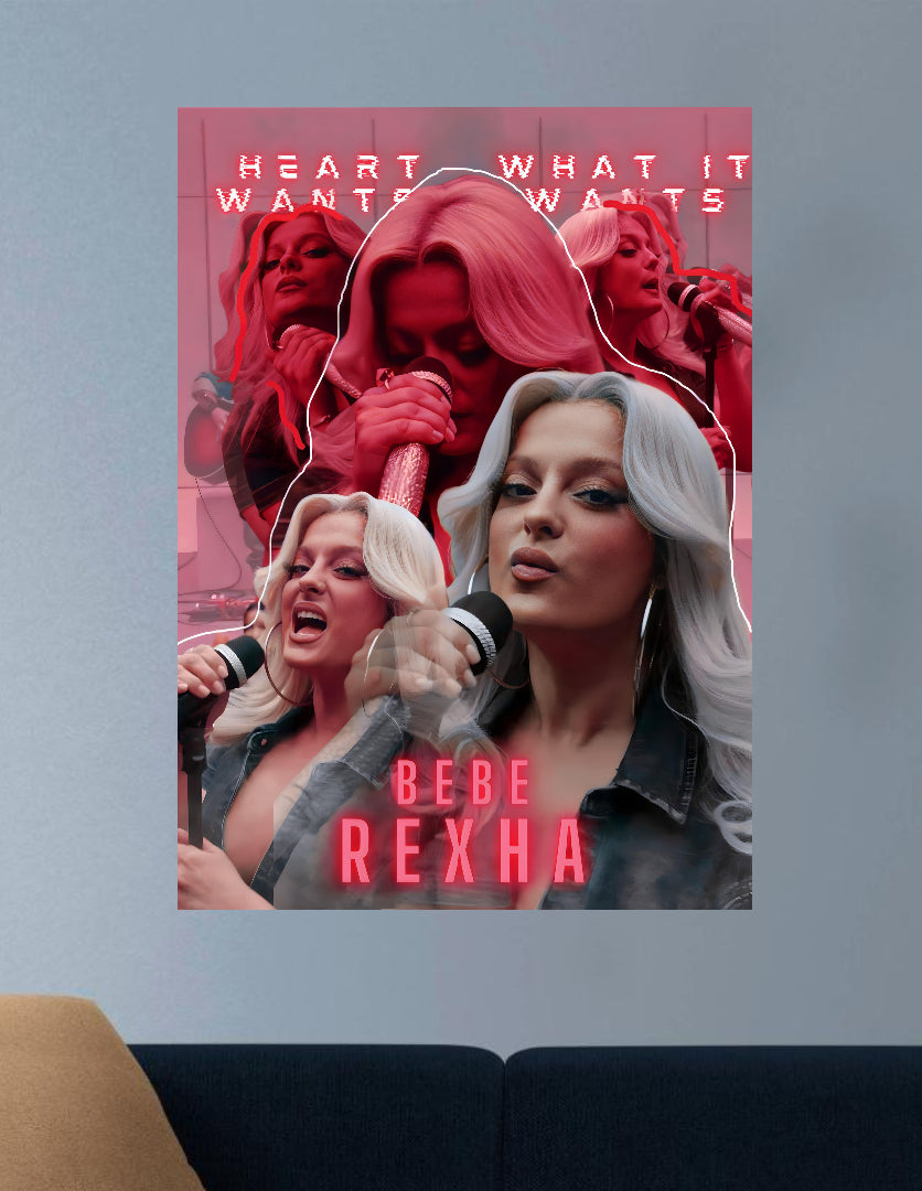 BEBE REXHA | VISION SINGERS #28 | MUSIC POSTERS – HIIQIFY