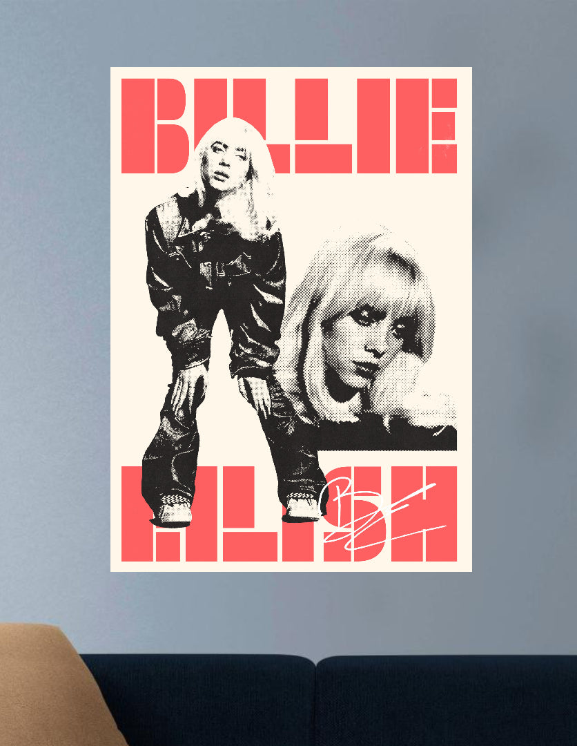 BILLIE | VISION SINGERS #66 | MUSIC POSTERS – HIIQIFY